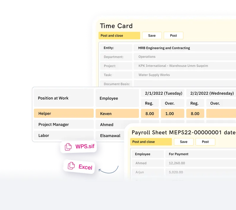 ERP System for Construction in UAE